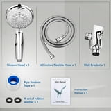 "PortableOut Detachable Handheld Shower Head, 60"" Hose, 6 Modes, High ...