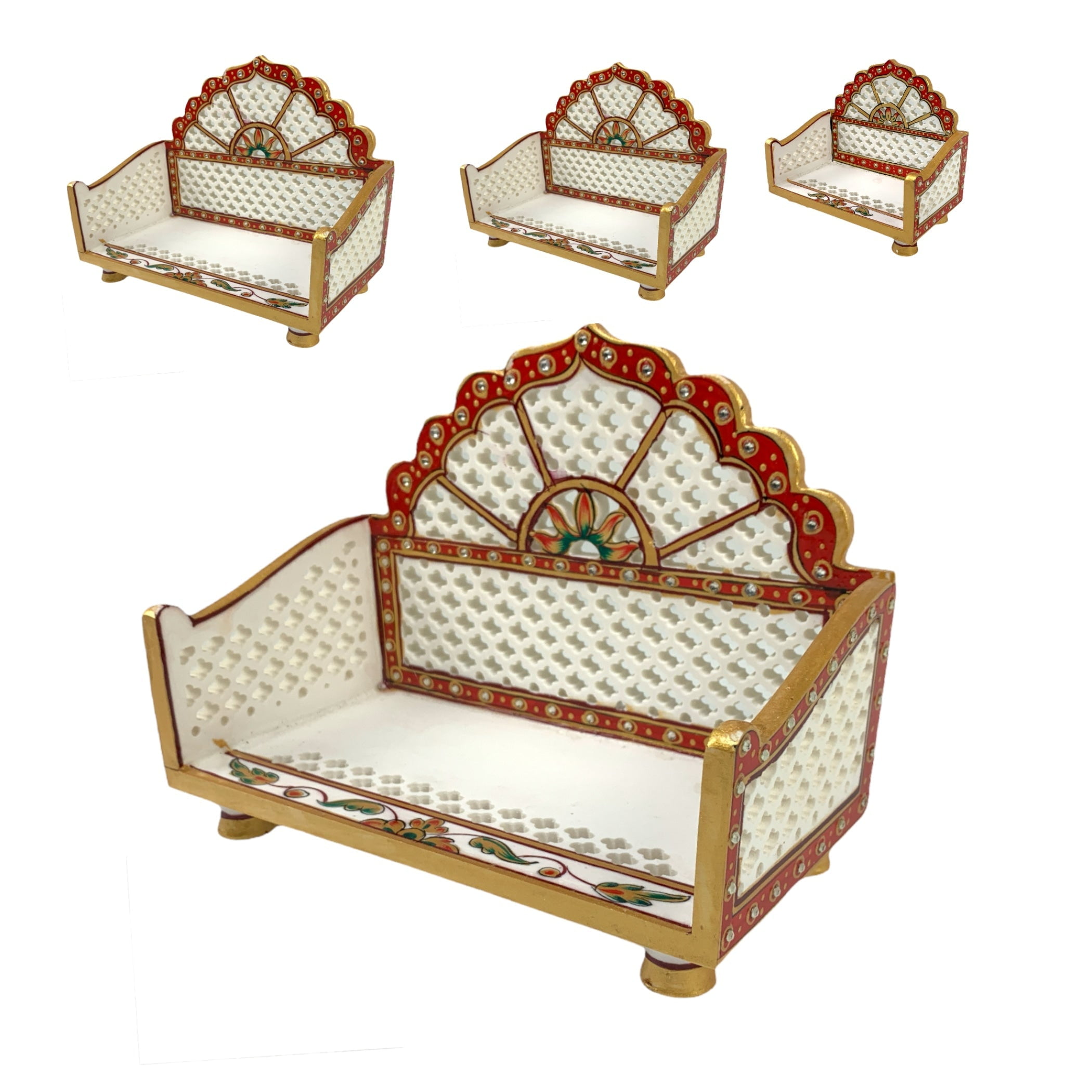 Buy LoveNspire Acrylic Laddu Gopal Sinhasan For Pooja Mandir Kanha Ji ...