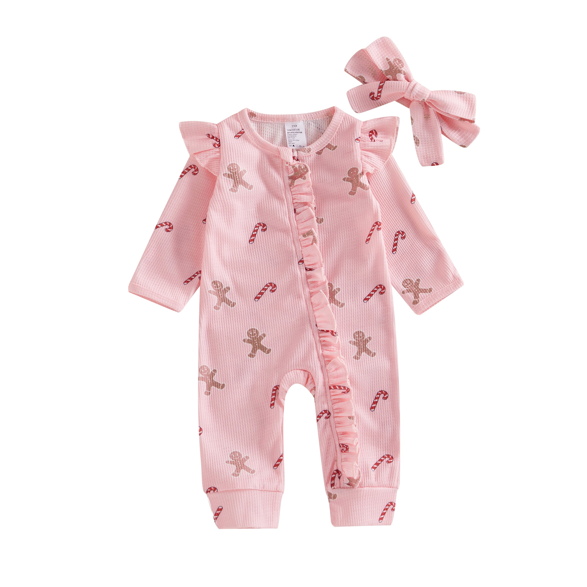 Click here for Gupgi Baby Girls Christmas Jumpsuit Long Sleeve Ru... prices