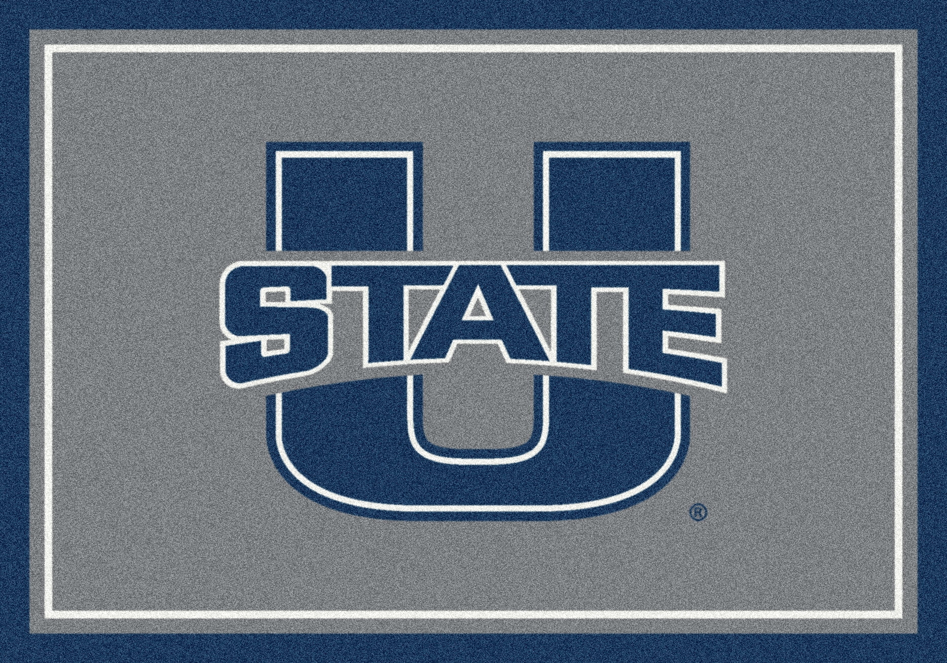 College Team Spirit Utah State Area Rug-Color:Spirit,Material:Nylon ...
