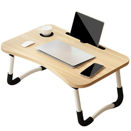 Folding Notebook Table Portable Laptop Stand Reading Holder Breakfast ...