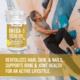 Healthy One Triple Strength Omega 3 Fish Oil 1000mg with 400mg EPA ...