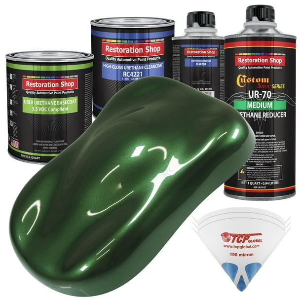 British Racing Green Metallic Quart Kit Low VOC URETHANE BASECOAT Auto ... British Racing Green Metallic Quart Kit Low VOC URETHANE BASECOAT Auto ...