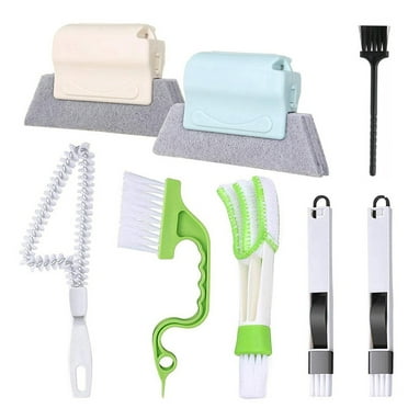 Baseboard Cleaner Tool 2 Reusable Cleaning Pads Handle No-Bending Mop ...