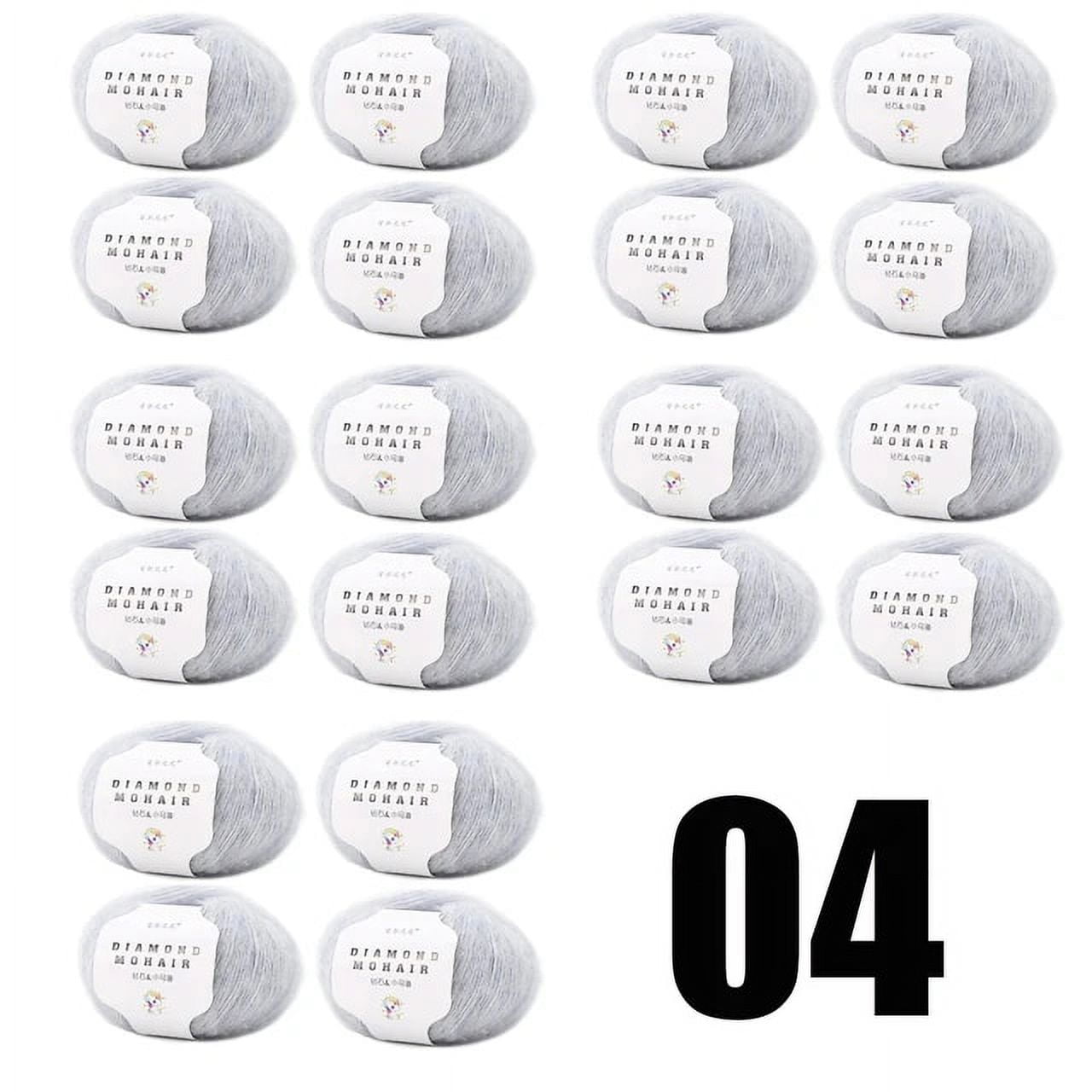 Click here for Generic 20pcs Mohair Yarn Crochet Skin-Friendly Ba... prices