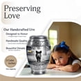 VALERASH Pig Tiny Memorial Urns for Adult Male - Mini Grey Funeral Urn ...