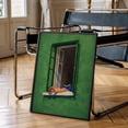 Affixzi Woman Reading Artwork, Green Window Print for Home Wall Decor ...