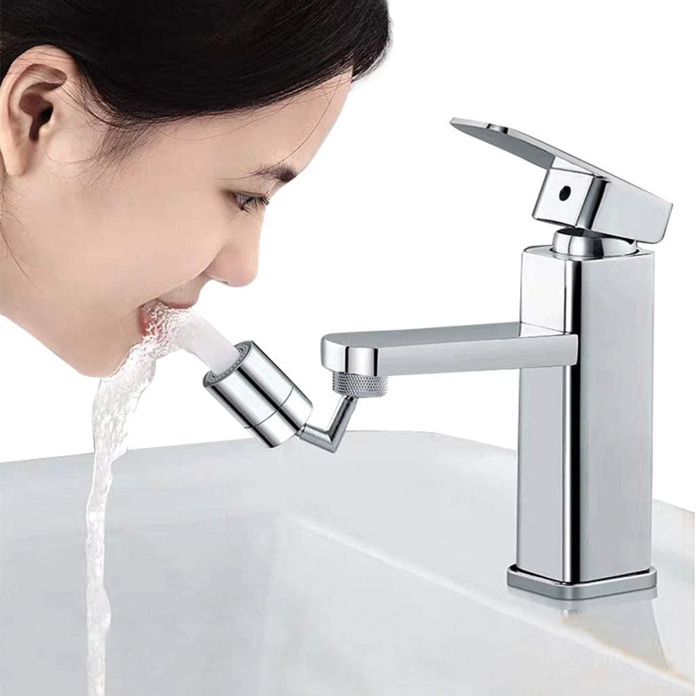 LinenLoon 720 Degree Swivel Sink Faucet Aerator.Big Angle Spray Aerator ...