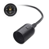 Cable Matters Hanging Lamp Cord 18 Gauge 15ft Black 1 Outlet Indoor ...