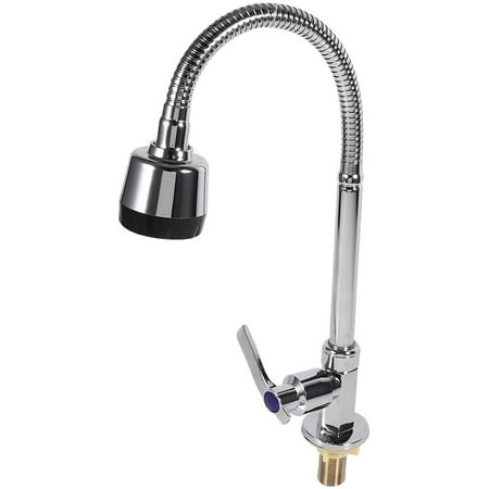 Swivel Kitchen Faucet Zinc Alloy Spout Single 360 Degree Ratate Handle ...