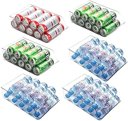 Jinamart Water Bottle Stackable Storage Organizer and Fridge Bin - Set ...