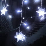 110 V Snowflake LED String Curtain Lights Christmas Wedding Party Decor ...
