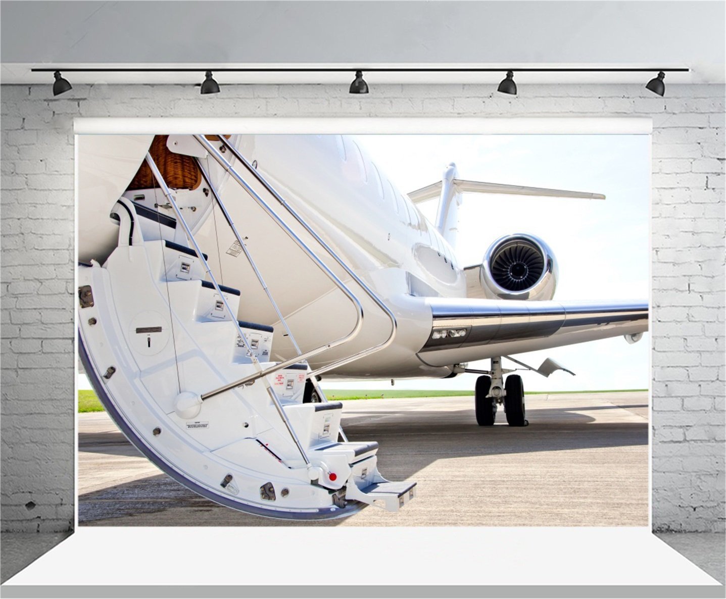 MOHome 7x5ft Aircraft Boarding Backdrop Airport Photography Background ...
