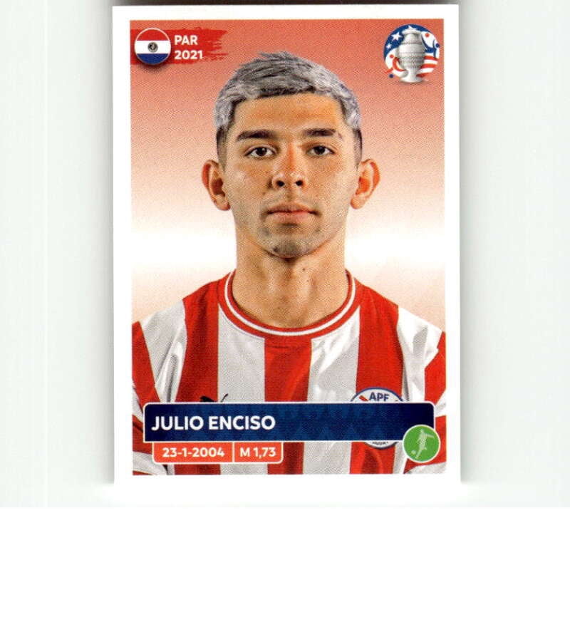 2024 Panini CONMEBOL Copa America Sticker #PAR20 Julio Enciso Paraguay ...