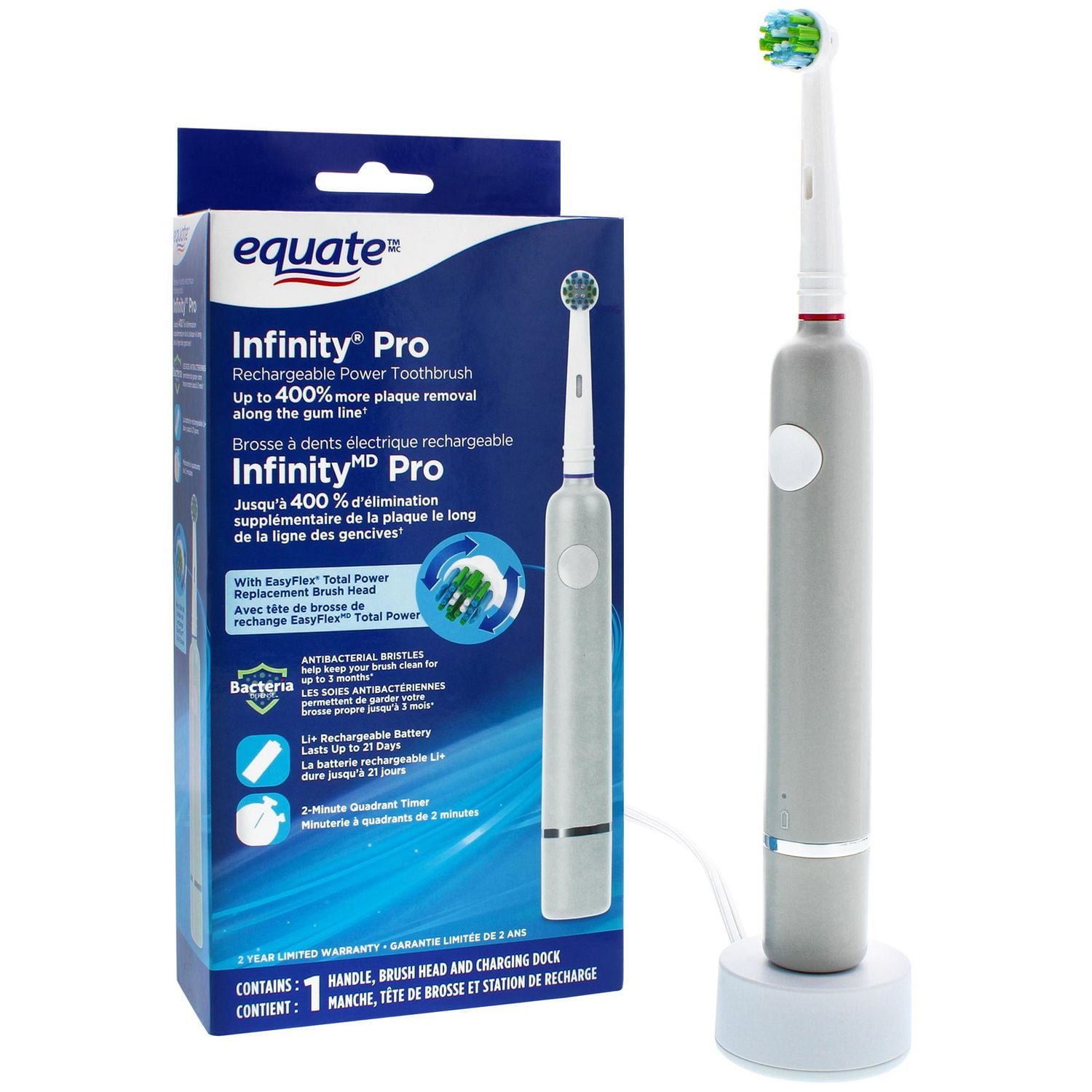 Click here for Equate Infinity Pro Usb Rechargeable Power Toothbr... prices