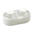 2 Cavity Silicone Ice Tray with Lid, Large Sphere Round Ice Maker for ...