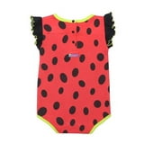 Ladybug Bodysuit & Hat, 2-piece Set (Baby Girls) - Walmart.com