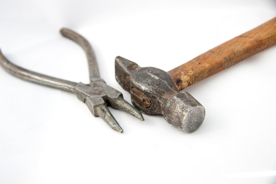 Peel-n-Stick Poster of Build Hammer In Tools Bob Hammer Pound Metal ...