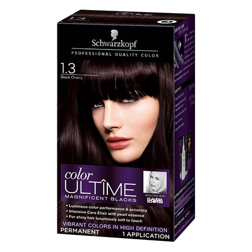 Schwarzkopf Color Ultime Magnificent Blacks Permanent Hair Color, 1.3 ...