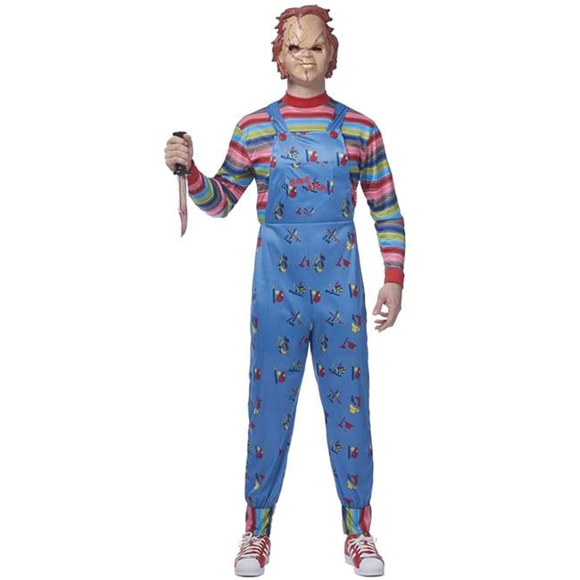 Mens Adult Chucky Costume - Size 42-46 - Walmart.com