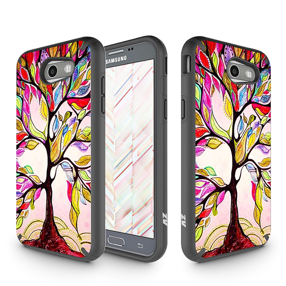 Samsung Galaxy J7 Prime Case, ZV SLEEK HYBRID Design Cover ...