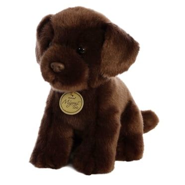 Living Nature 6" Plush Chocolate Labrador Puppy Plush Animal - Walmart.com