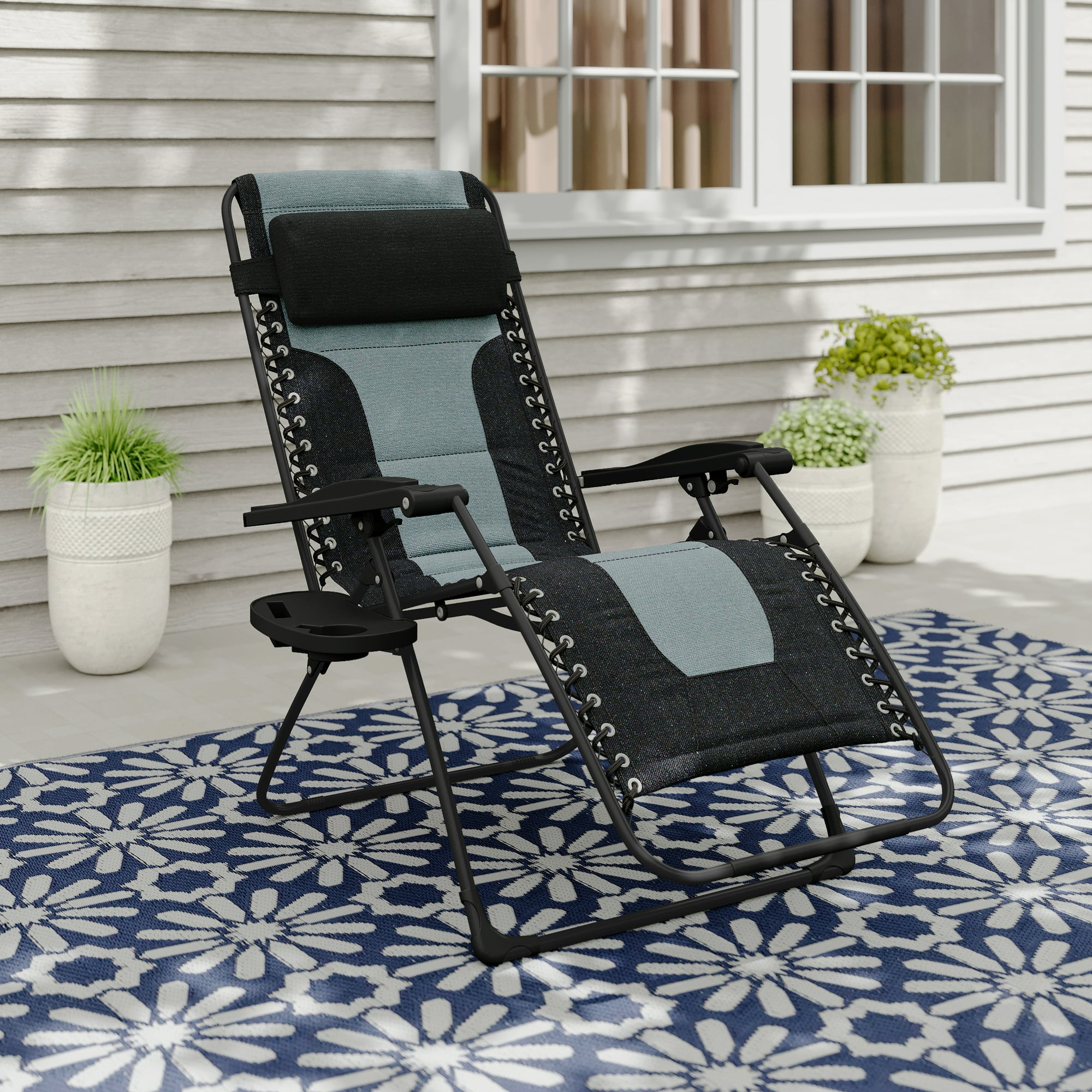 Click here for Mainstays Reclining Oversized Padded Zero Gravity... prices