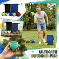 3 Pack Hacky Footbag Sacks with Drawstring Bag, Durable Kick Ball Set ...