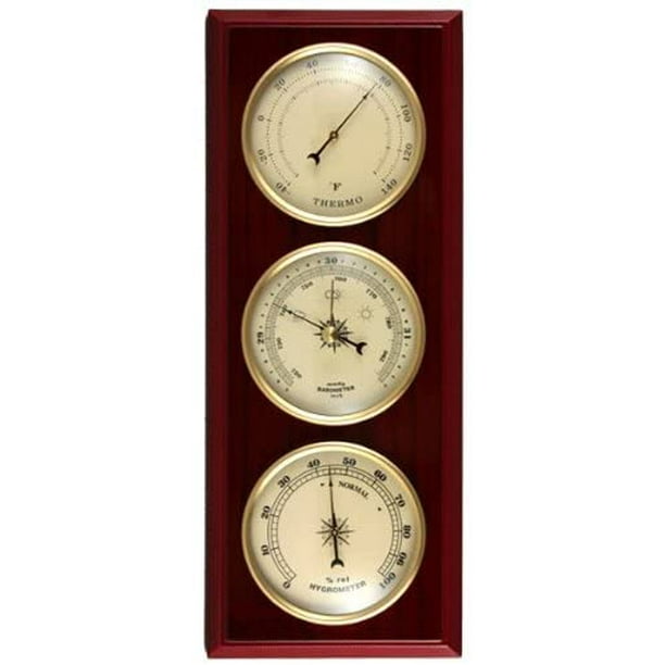 Ambient Weather WS-YG315 Cherry Finish Dial Traditional Weather Station ...