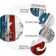 60x72 Inch Shower Curtains for Bathroom, Anniversary USA Flag Fabric ...