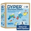DYPER Cotton-Enhanced Diapers Smurfs Edition, Size 5, 51 Count (Select ...