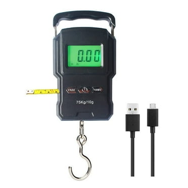 Fish Scale 110lb/50kg Digital Fishing Scale with Backlit LCD, Portable ...