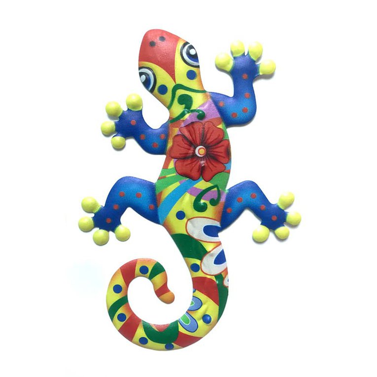 Metal Gecko Wall Decor Gecko Art Craft Sculptures Lizard For Outdoor ...