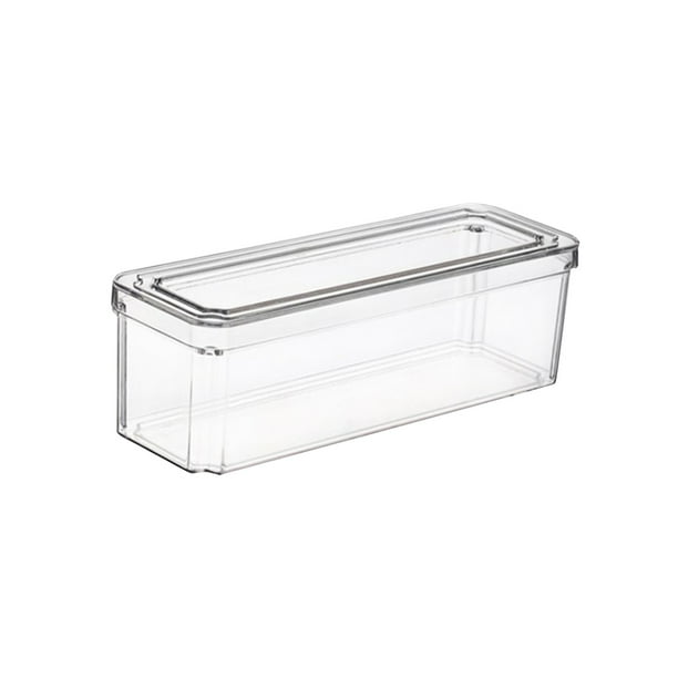 Caja para el frigorífico con tapa, caja transparente para conservación ...