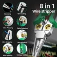 8-in-1 Wire Stripper Pliers: Compact Portable Multi-Function ...