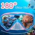 Vvinca Kids Swim Goggles with Nose Cover and Elastic Fabric Strap for ...