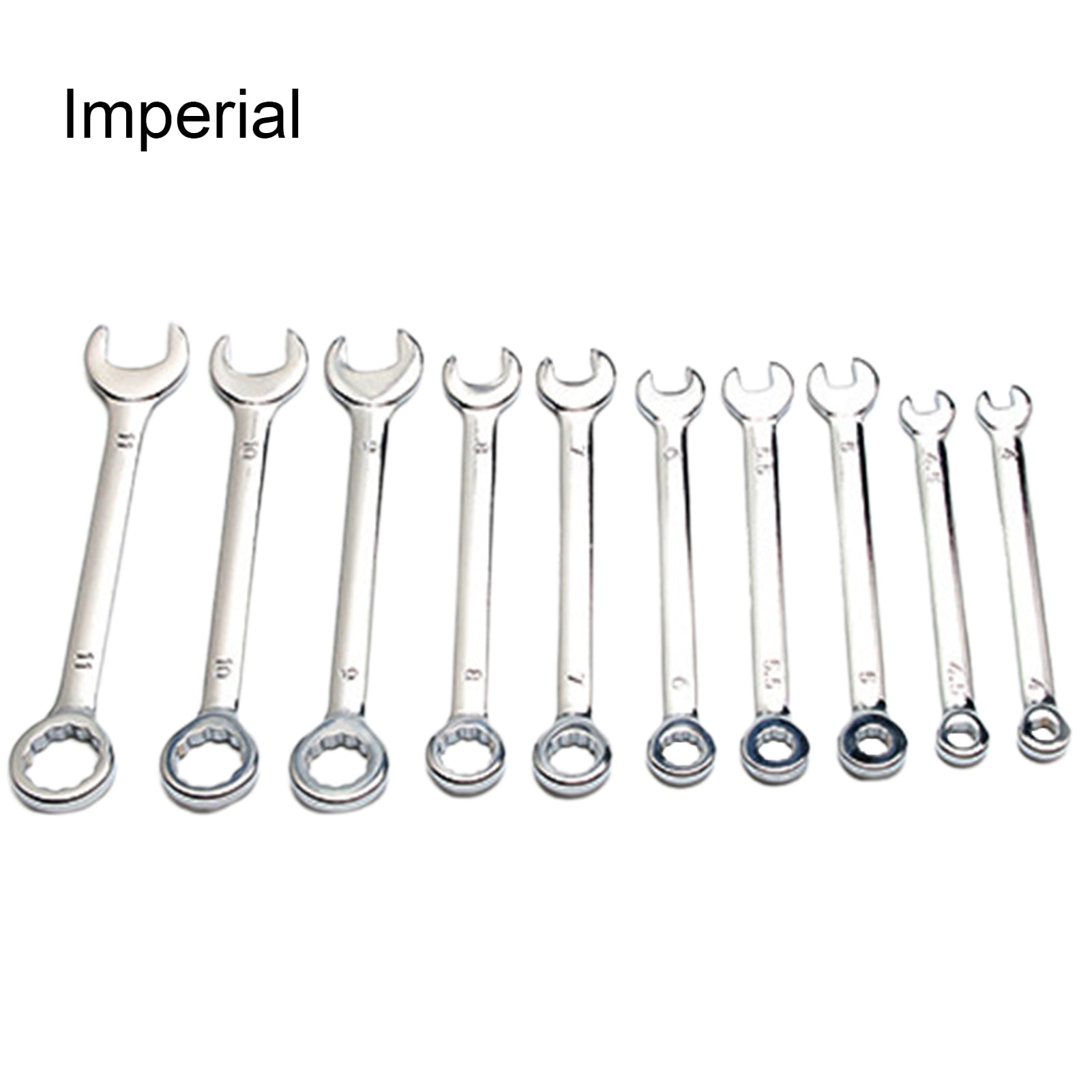 Wrench, 10Pcs Mini Dual Heads Metric/Imperial Engineer Pocket Wrench ...