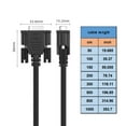 Yammee DB9pin RS232 To RS485 Extension Cable PLC Data Cord Featuring ...