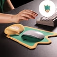 Comfortable Gels Wrist Rest Mouse Pad Cartoon Print 22x26cm Smooth ...