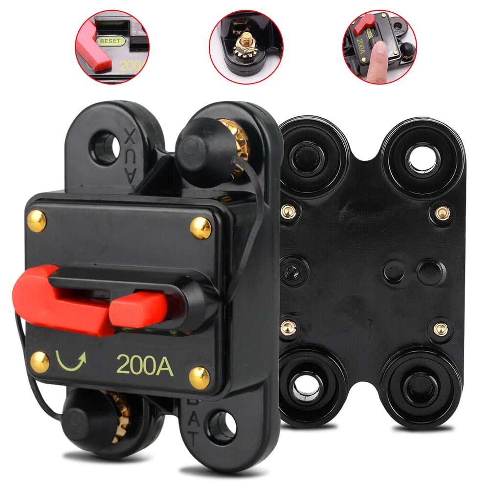 300 Amp Circuit Breaker with Manual Reset Waterproof Inline Fuse ...