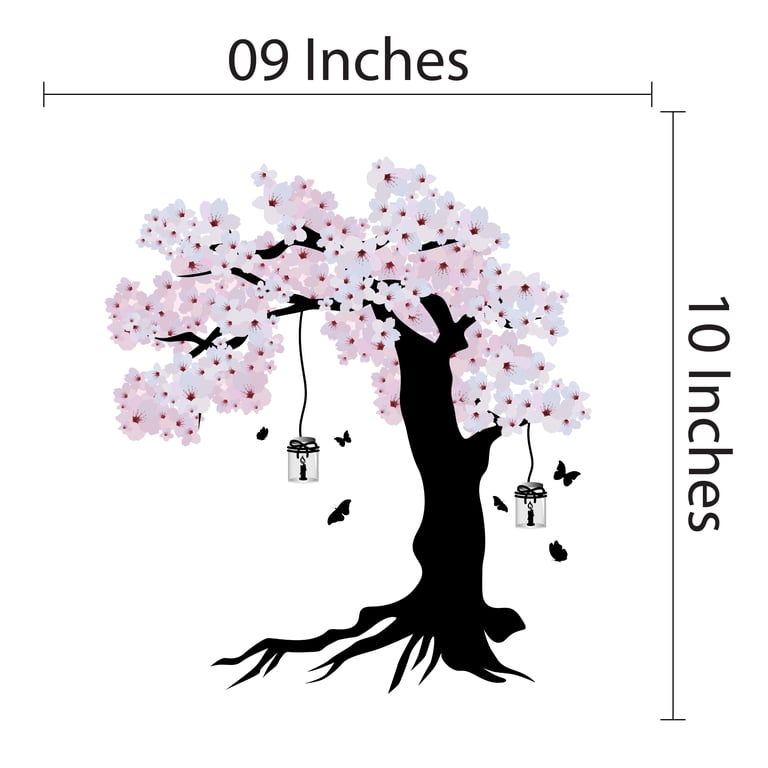 Wall Decals Cherry Blossom Cherry Blossom Wall Decal Etsy Norway