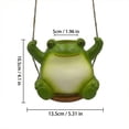 Resin Frog Swing Hanging Planter, Multipurpose Hanging Plant Pot for ...