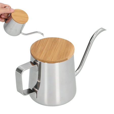 LHCER Stainless Steel Coffee Pot Pour Over Coffee Tea Kettle Pot With ...