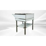 Cooler Depot 30 inches Wide 2 Plate Warmer and Dry Steam Table NH-2 ...