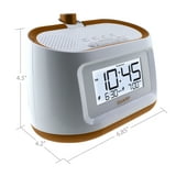 Sharp Projection Alarm Clock with Soothing Nature Sounds, SPC585 ...
