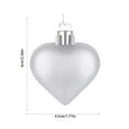 AURIGATE 36pcs Heart-shaped Decorative Valentine's Day Ornament-small ...