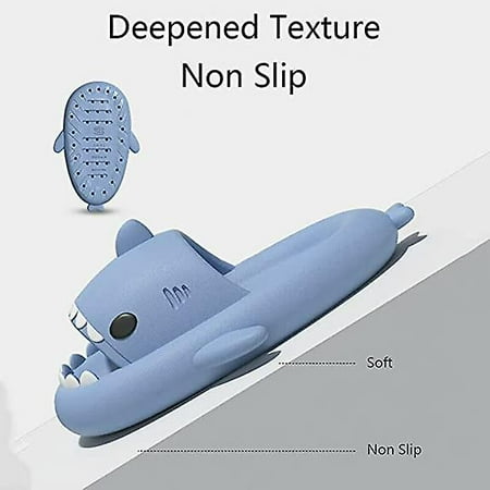 Cloudy Shark Slides, Cloud Sharks, 2022 Summer Cute Shark Slippers For ...