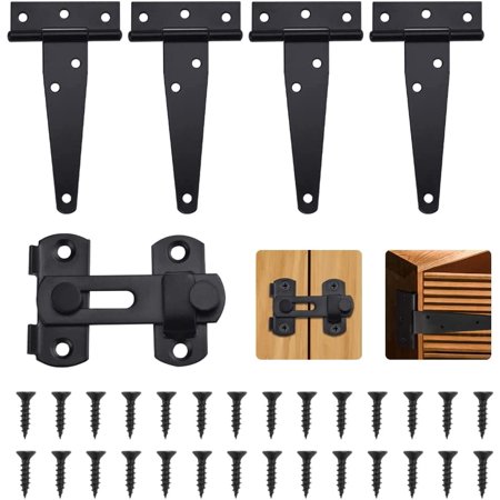 5 pcs door hinge in Galvanized iron hinge Robust barn door with ...