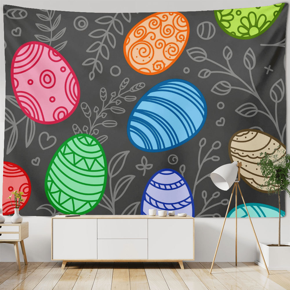 Easter Colorful Eggs Photography Backdrops Easter Party Backdrop ...