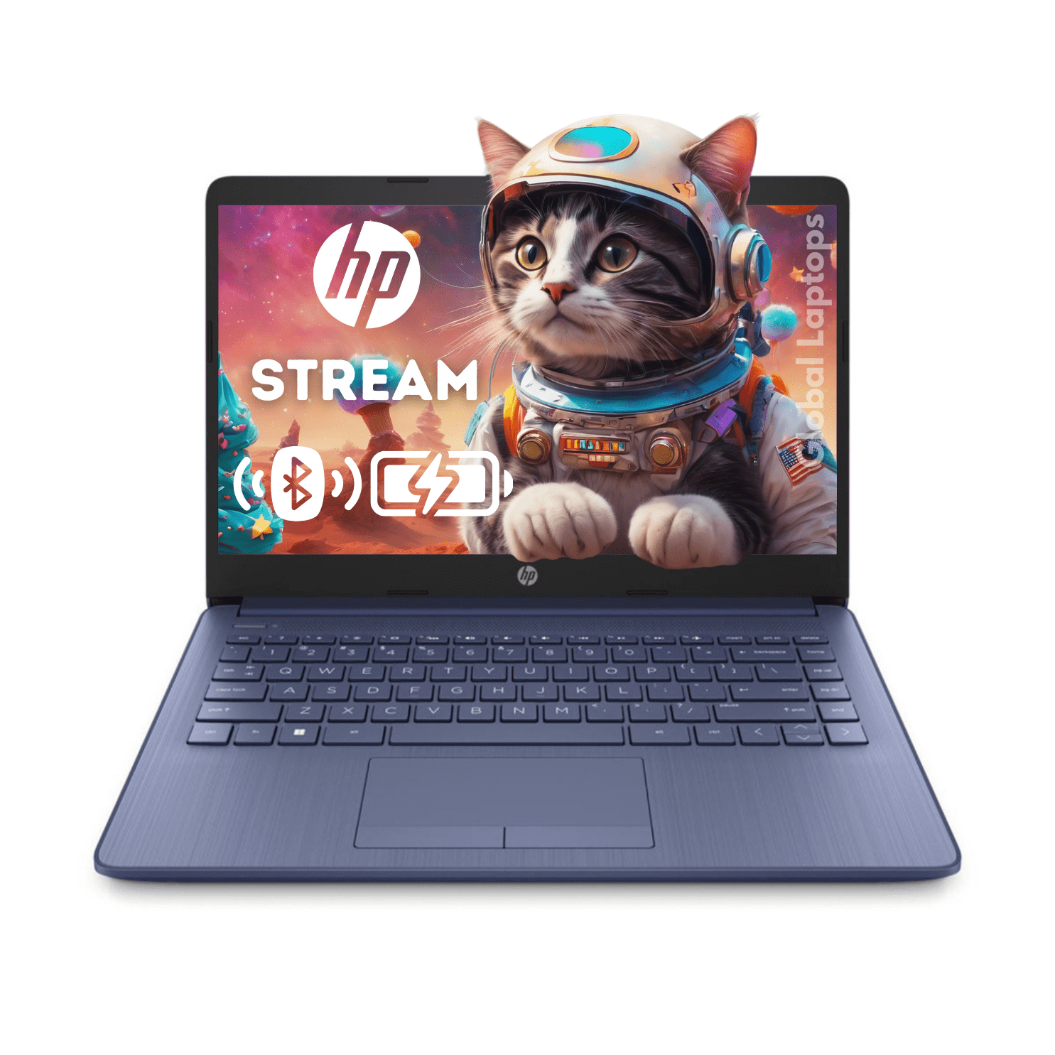 Laptop HP Stream 14 CF2111 Intel N4120 4gb Ram 64GB Emmc Azul 14 ...